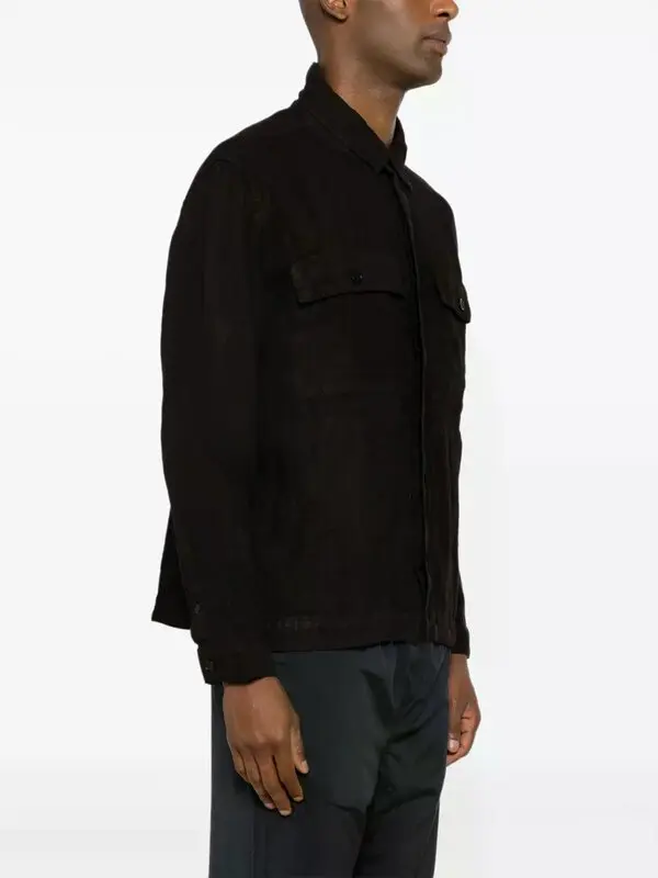 OSKLEN Logo-patch Cotton Shirt