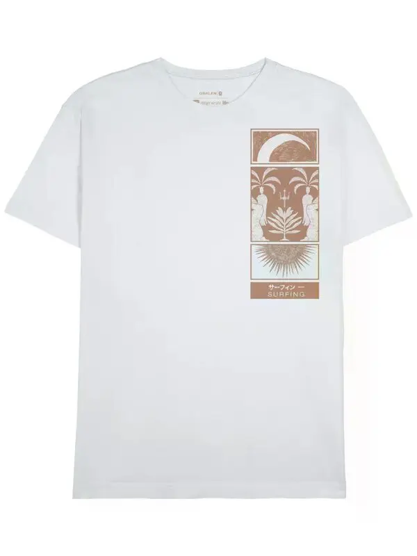 OSKLEN Stone Stamp T-shirt - White