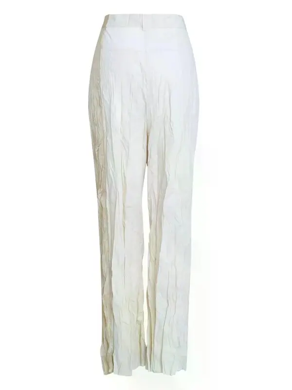 OSKLEN Crinkled Straight Leg Trousers