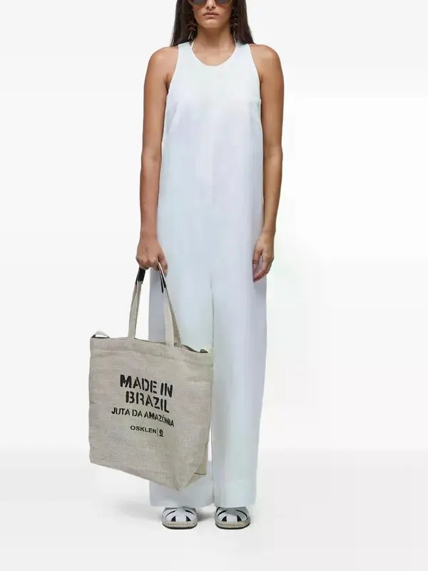 OSKLEN Halterneck Jumpsuit - White