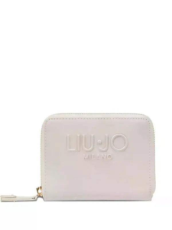 Liu Jo Logo-plaque Zip-around Wallet - Neutrals