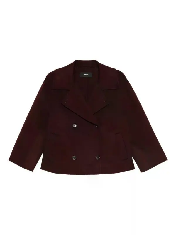 ARMA Manila Double-breasted Wool Jacket - Red