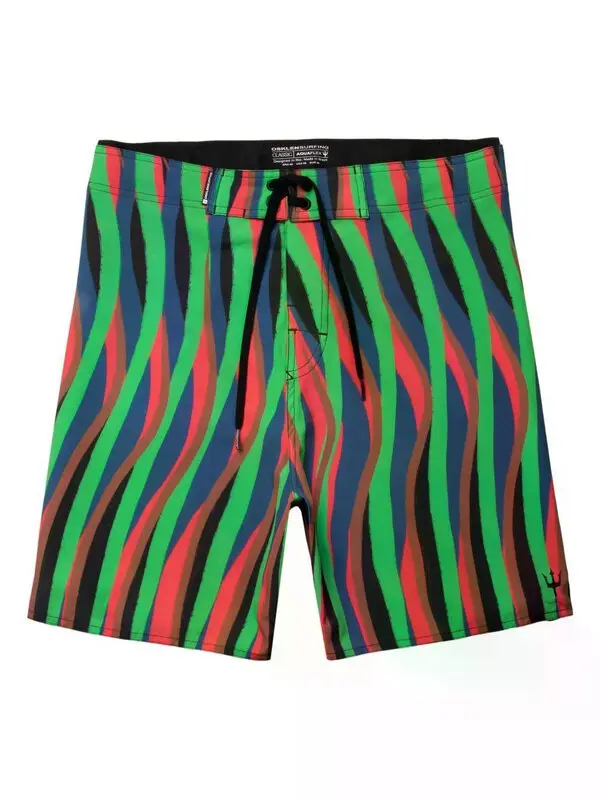 OSKLEN Stripe-pattern Swim Shorts