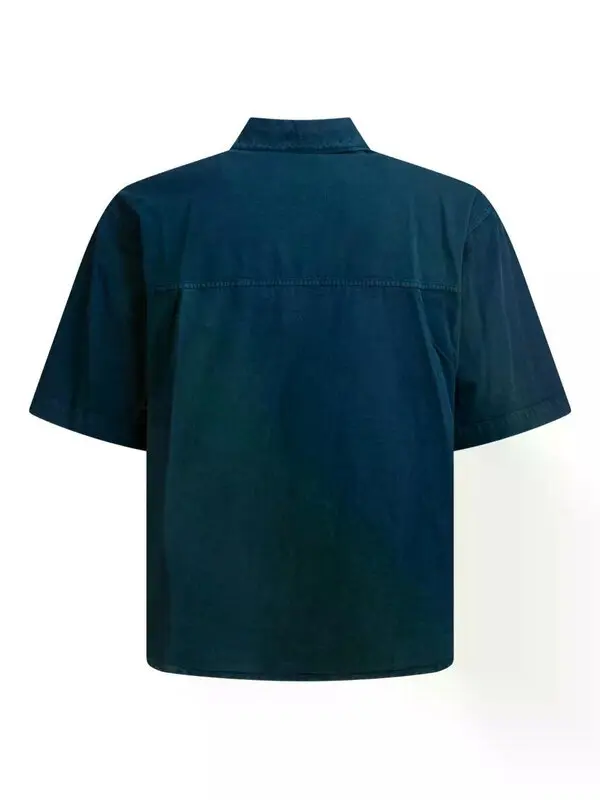 Auralee Double-pocket Cotton Shirt - Blue