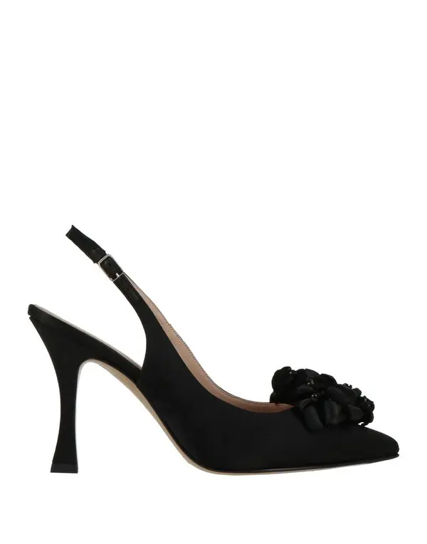 Malìparmi Slingback Pumps With Floral Appliqués