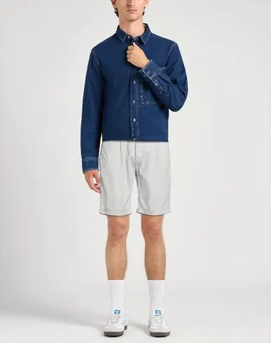 LIU •JO MAN Cotton Elastane Jacquard Casual Shorts