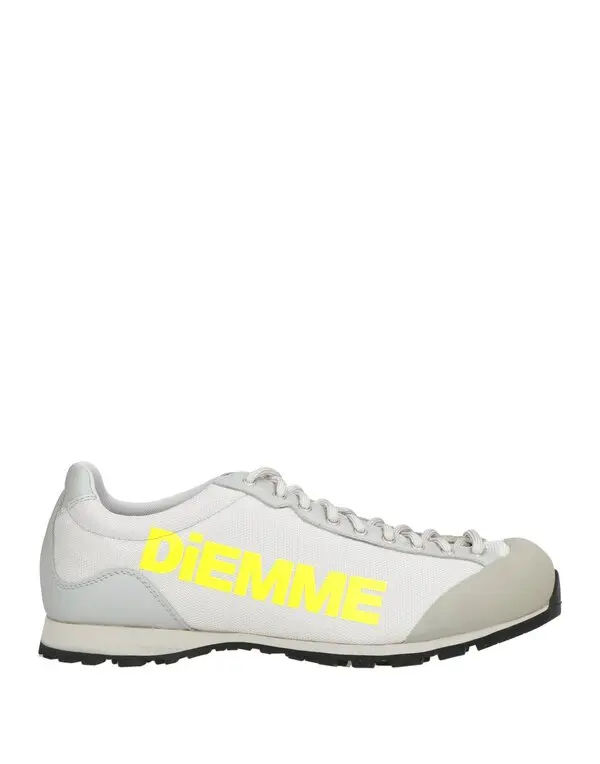 Diemme Low-top Sneakers In Textile Fibers And Leather - Grey