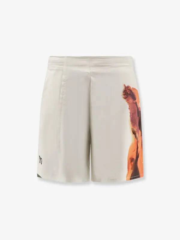 Adidas Technical Fabric Bermuda Shorts - White