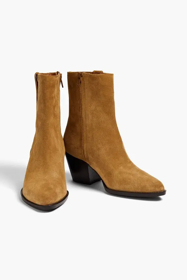 Maje Suede Ankle Boots
