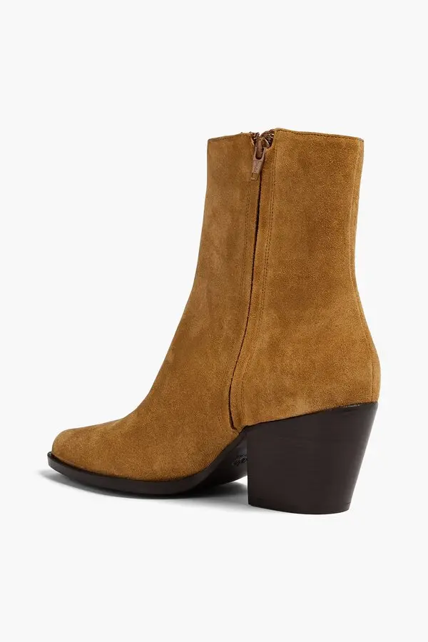Maje Suede Ankle Boots