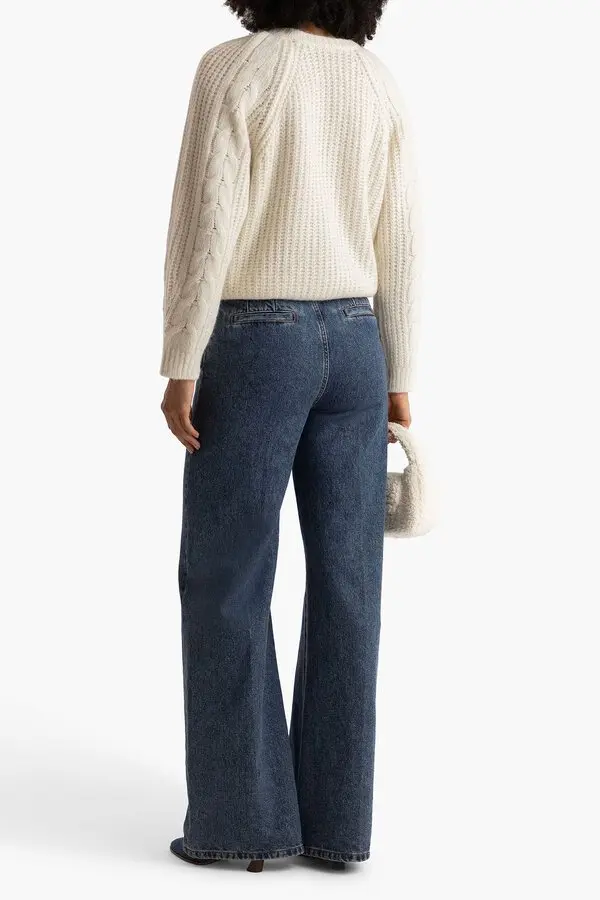 Maje Cable-knit Sweater