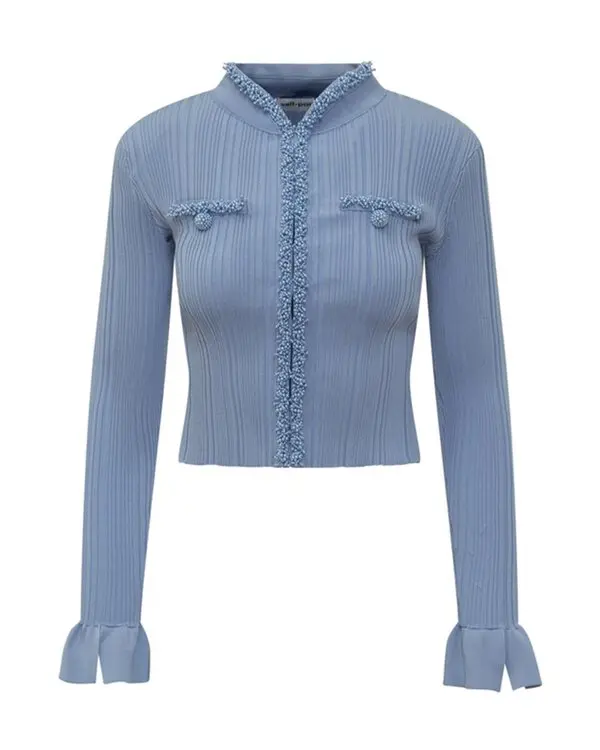 SELF-PORTRAIT Cardigan - Blue