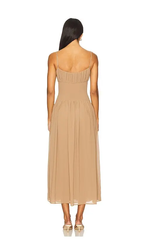 Lpa Dawn Midi Dress - Brown