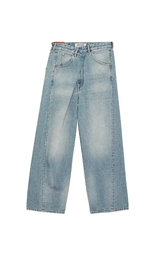 DARKPARK Ined Fold Over Denim Pants