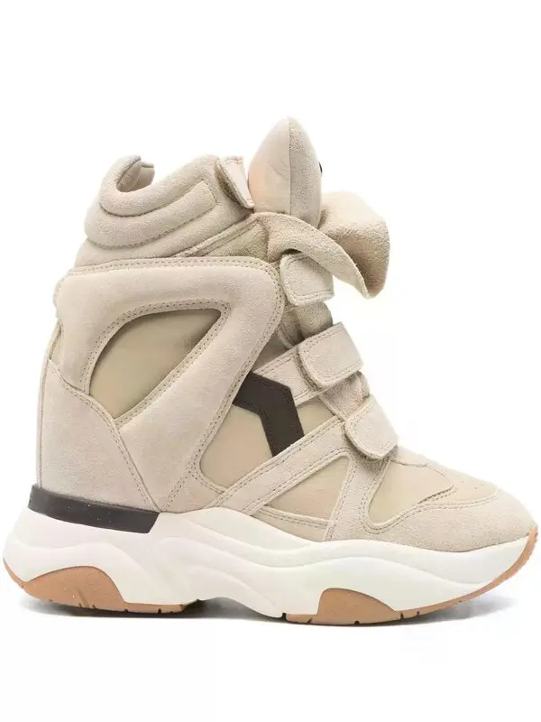 Isabel Marant Étoile Wedge-sole Strap Sneakers