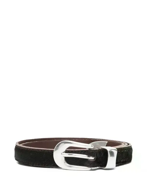 Our Legacy Calf Hair Belt - Brown