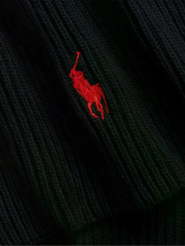 Polo Ralph Lauren Ribbed Cotton Scarf