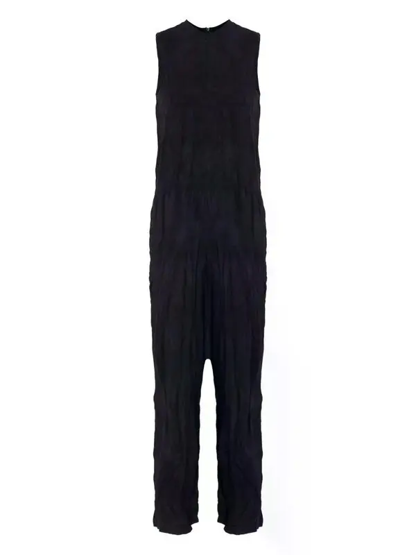 OSKLEN Wrinkle Jumpsuit - Black