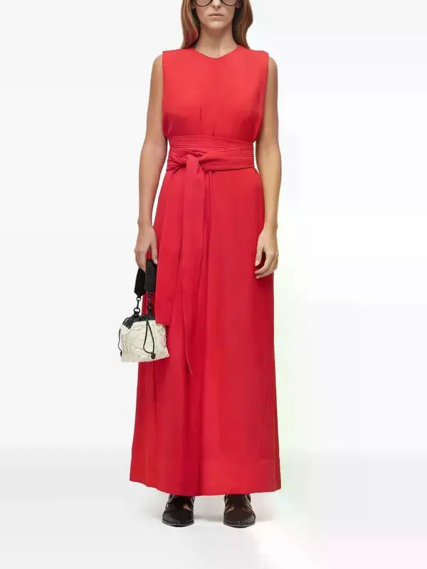 OSKLEN Belted Jumpsuit - Red