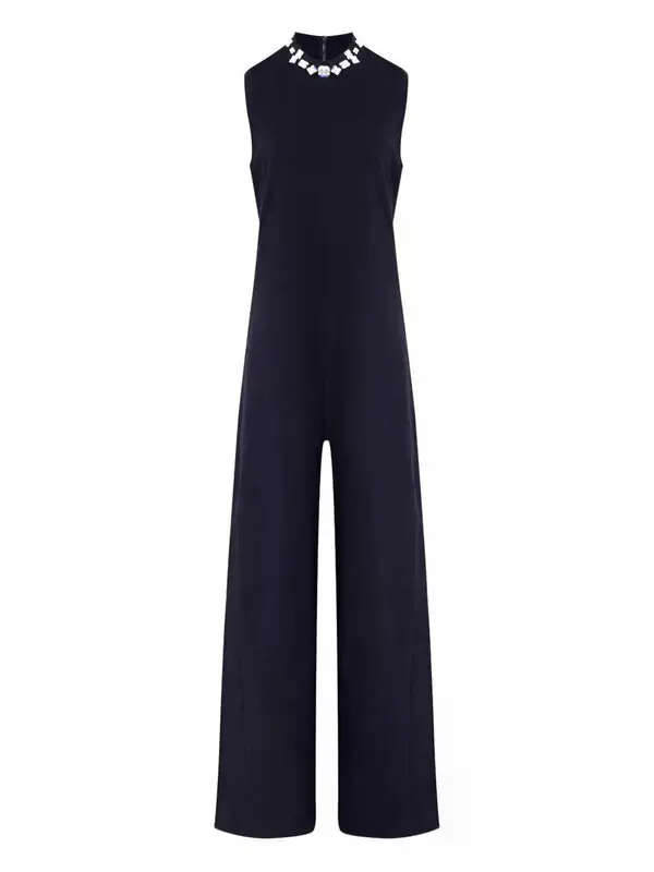 OSKLEN Crystal-embellished Jumpsuit - Black