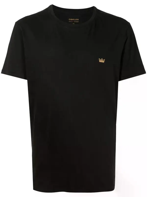 OSKLEN Logo-print Cotton T-shirt - Black