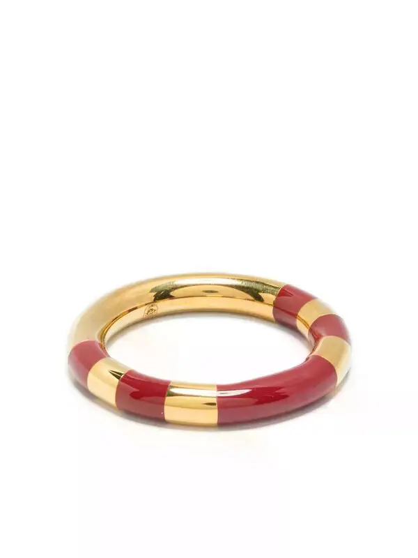 AURÉLIE BIDERMANN Enamel Band Ring - Gold