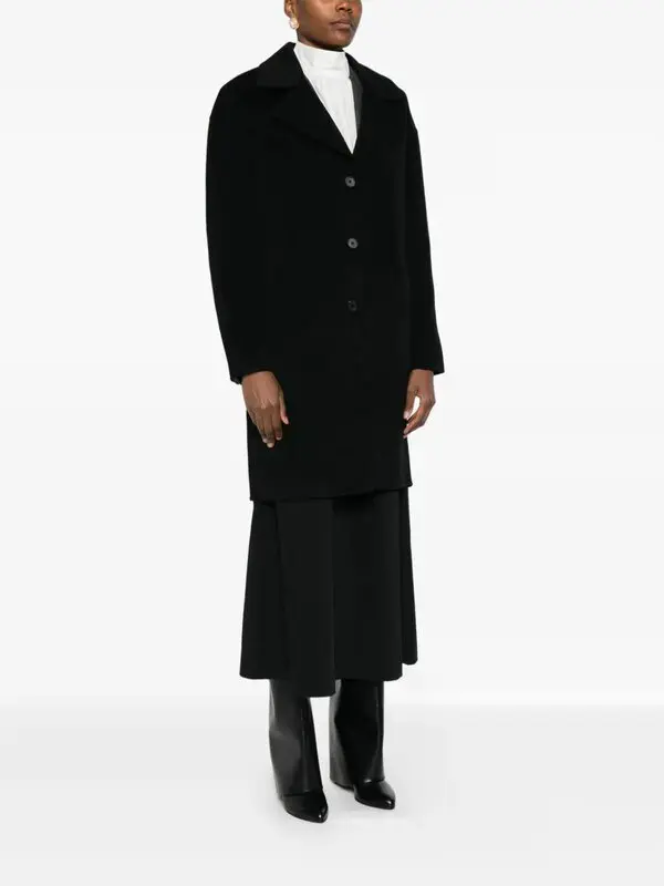 ANINE BING Button-front Coat - Black