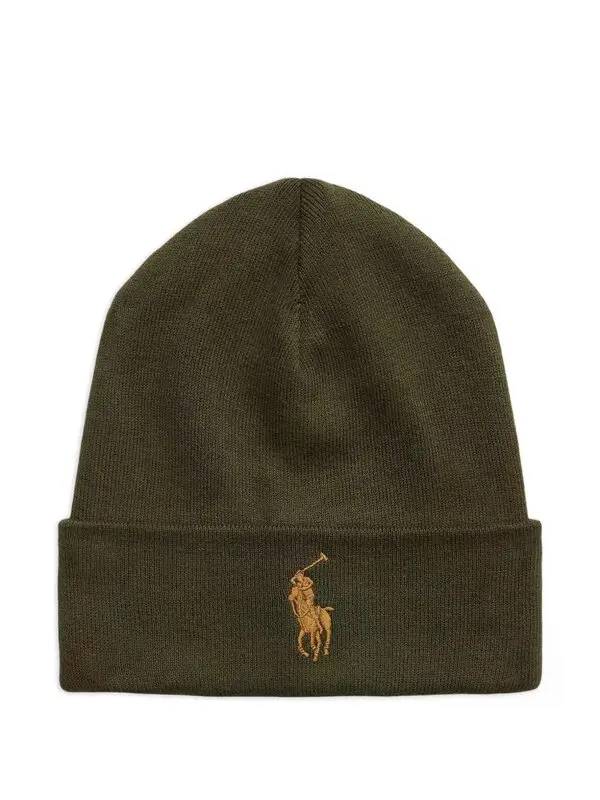 Ralph Lauren Embroidered Cotton Cap - Green