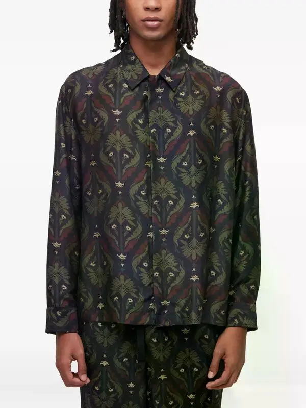 OSKLEN Printed Shirt - Black