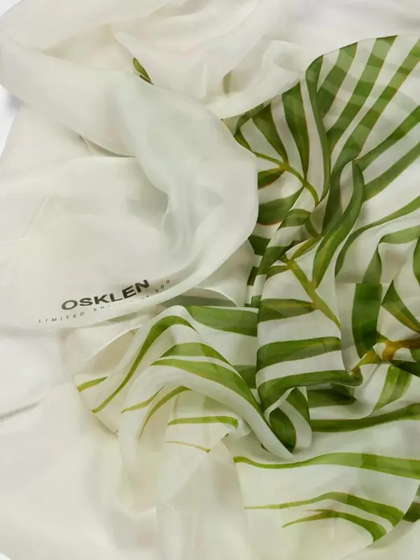 OSKLEN Palm Leaf-print Scarf