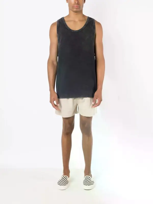 OSKLEN Washed Fine-ribbed Tank Top