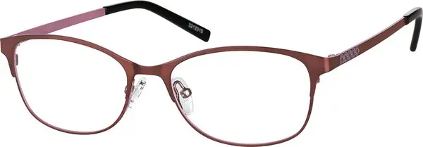 Zenni Vintage Browline Eyeglasses - Copper