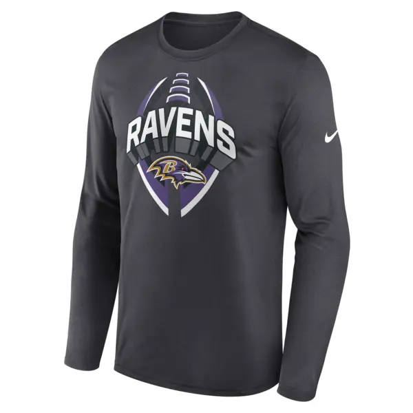 Nike Baltimore Ravens Legend Icon Long-sleeve T-shirt - Grey