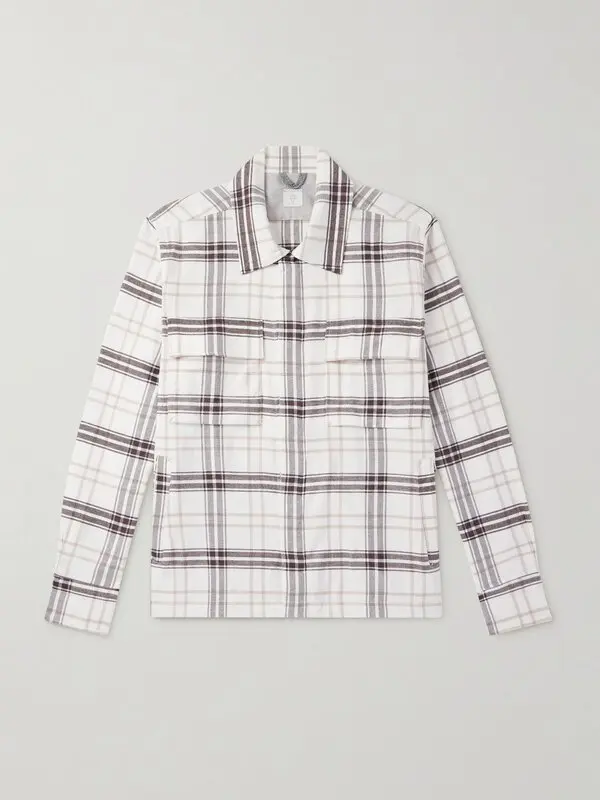 Eleventy Checked Cotton Shirt