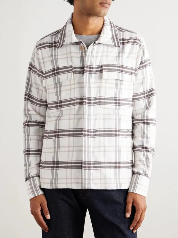 Eleventy Checked Cotton Shirt