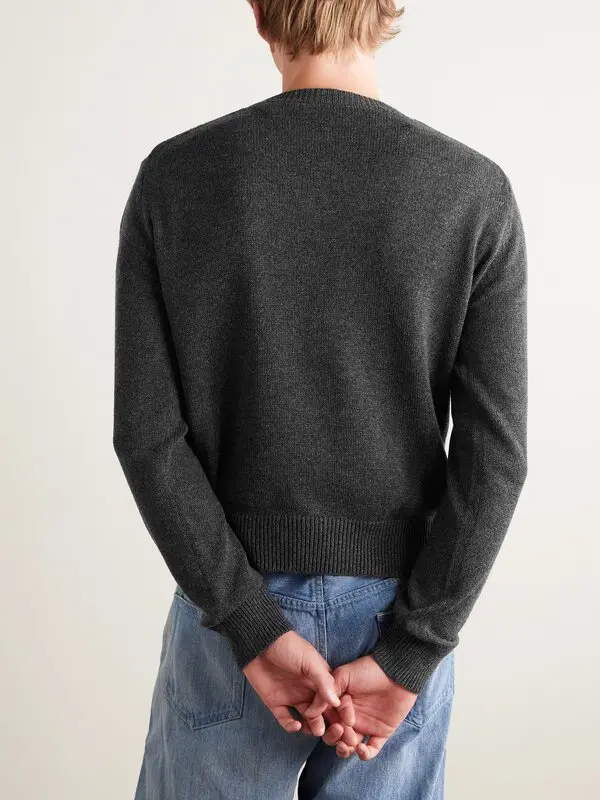 Auralee Cashmere Crewneck Sweater - Gray