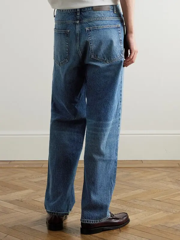 Nn07 Otis 1847 Straight-leg Stonewashed Jeans - Blue