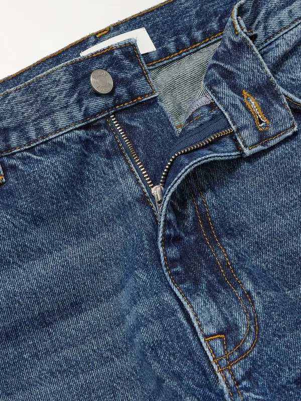 Nn07 Otis 1847 Straight-leg Stonewashed Jeans - Blue