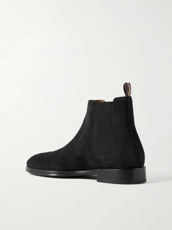 Paul Smith Lawson Suede Chelsea Boots - Blue