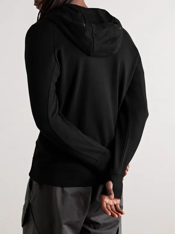 C.P. COMPANY Goggle Zip-up Hoodie - Black