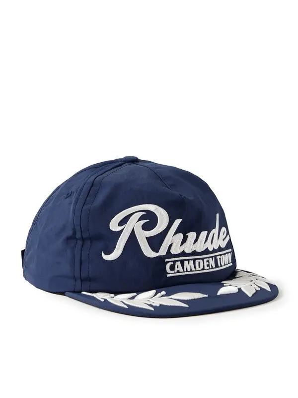 Rhude Camden Town Logo-embroidered Baseball Cap - Blue