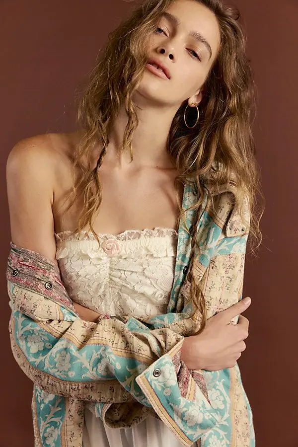 Free People Jocelyn Maxi Tunic - Tofu | Editorialist