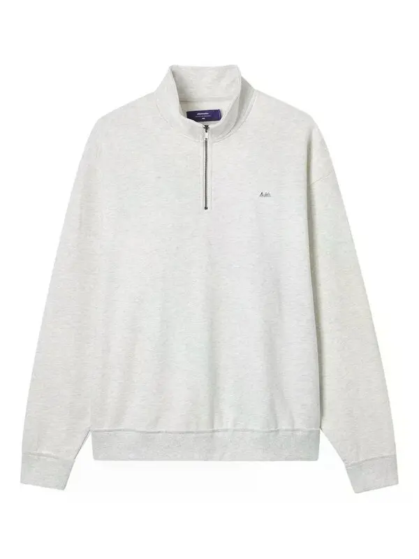 AFTERMATHS Cotton Half-zip Sweatshirt
