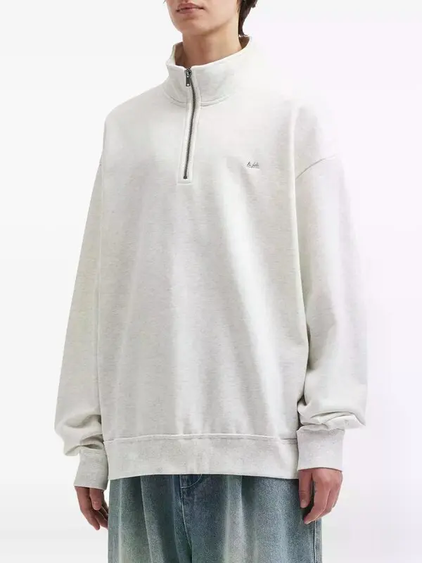 AFTERMATHS Cotton Half-zip Sweatshirt