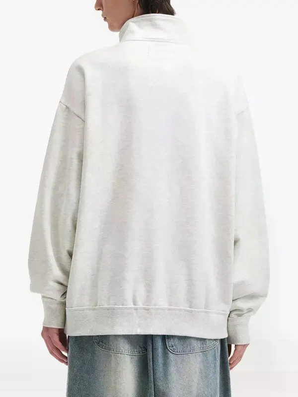AFTERMATHS Cotton Half-zip Sweatshirt