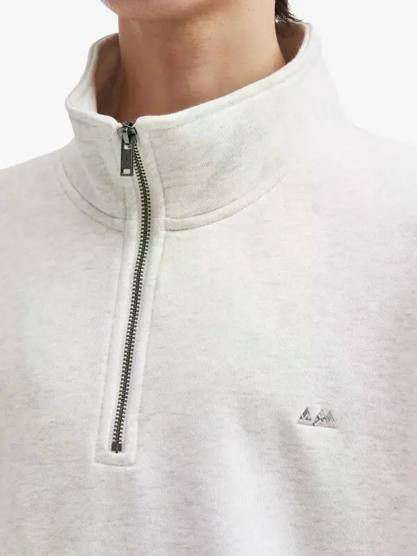 AFTERMATHS Cotton Half-zip Sweatshirt