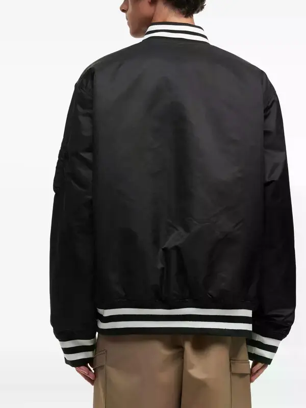 Alpha Industries Tiger Patch Bomber Jacket - Black