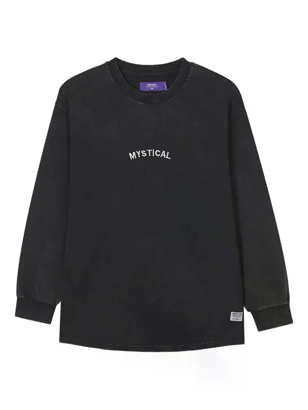 AFTERMATHS Embroidered Long-sleeve Sweater