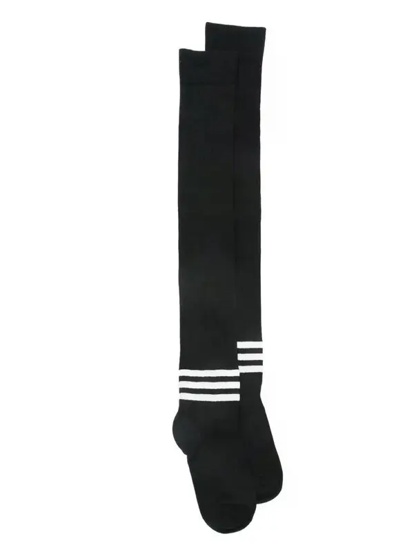 Adidas Striped Knee-high Socks - Black