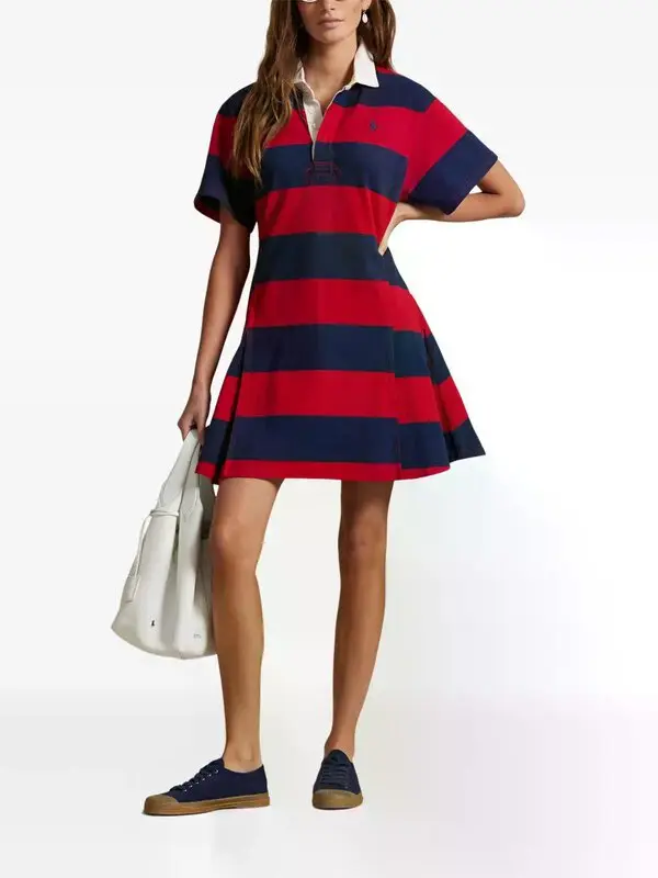 Polo Ralph Lauren Striped A-line Mini Dress